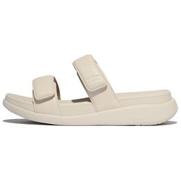 fitflop Pantolette »F-MODE GO«, Plateausandale mit dämpfender MICROWOBBLEBOARD Technologie beige 40 40 Mit besonderem Tragekomfort die Slide mit...