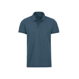 TRIGEMA Poloshirt »Slim Fit Poloshirt aus DELUXE-Piqué«, 1 Stk. jeans-melange L L DELUXE-Piqué-Qualität