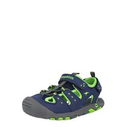 Kangaroos Sandale 'Trek' Jungen Größe 31 navy / grau / limette