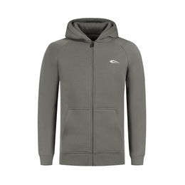 Smilodox Zip-Up Hoodie ' Yasin ' male Grey size XXL