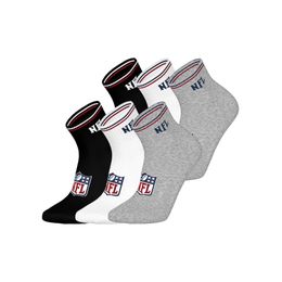 Huddle Socks ' NFL Shield Quarter ' male Grey, Black, White size 39-42