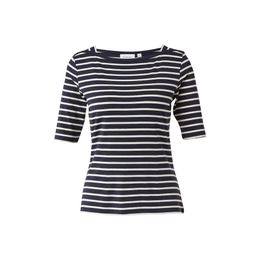 comma, COMMA T-Shirt Damen Gr&ouml;&szlig;e S/M navy / wei&szlig;