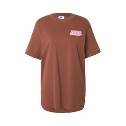 Nike Sportswear T-Shirt Damen Gr&ouml;&szlig;e S braun / pink / offwhite