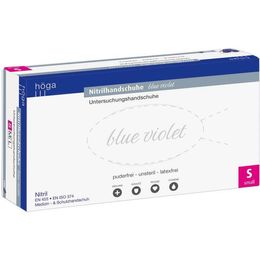 Nitril Handschuhe unste.puderfrei Gr.S blue violet 100 St