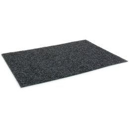Nadelvliesteppich "MALTA", grau (anthrazit), B:200cm H:2,5mm L:1.800cm, Polypropylen, PRIMAFLOR-IDEEN IN TEXTIL, Teppiche, Uni-Farben, strapazierf&auml;hig & pflegeleicht, Kurzflor, Nadelvlies