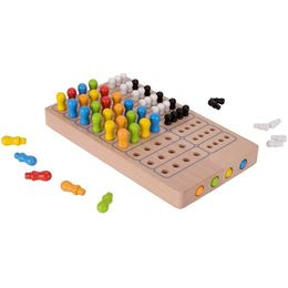 Spiel goki "Master Logic", natur, bunt, Spiele, KinderB:12cm H:2,4cm T:24cm, Holz, B:12cm H:2,4cm T:24cm