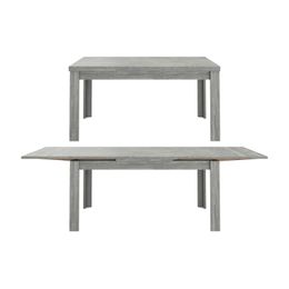 M&auml;usbacher Esstisch M&Auml;USBACHER "Monti", grau (betonoptik), B:160cm H:78cm T:90cm, Tische, Esstisch, BESTSELLER, Tisch, K&uuml;chentisch, Auszugstisch ausziehbar auf 280 cm