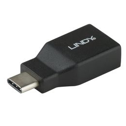 Lindy 41899 USB 3.1 Adapter Typ CM / AF - USB 3.1 Typ C Stecker / Typ A Kupplung