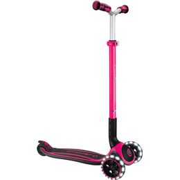 Tretroller Globber "ACE LIGHTS, mit Leuchtrollen", pink, Roller, KinderB:37cm L:61cm, B:37cm L:61cm