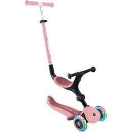 Tretroller Globber "GO-UP ACTIVE LIGHTS mit Leuchtrollen", rosa, Roller, KinderB:28cm L:67cm, B:28cm L:67cm