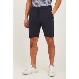 Sweatshorts Blend "BHSvenson", Herren, Gr. L, US-Größen, blau (navy), Sweatware, 70% Baumwolle, 30% Polyester, unifarben, regular fit kurz, Hosen Sweatshorts, Sweat Shorts aus Pique Material