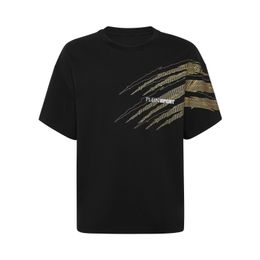 T-Shirt Plein Sport "Scratch", Jungen, Gr. L, 0293, schwarz, lightgold, Obermaterial: 100% Baumwolle, Shirts T-Shirt