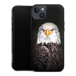 DeinDesign iPhone 14 Plus Handy Silikon H&uuml;lle Case schwarz Handyh&uuml;lle Animals Eagle Bird