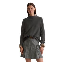Marc O'Polo MARC O'POLO Damen Stehkragenpullover "aus Organic Cotton"cloudburst, Gr. XXL, unifarben, Obermaterial: 100% Baumwolle, Pullover