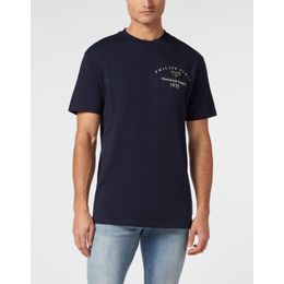 T-Shirt Philipp Plein "T-Shirt", Jungen, Gr. S, blau (24, navy), Obermaterial: 100% Baumwolle, Shirts T-Shirt