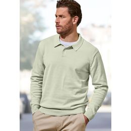 H.I.S. Strickpullover H.I.S, Herren, Gr. 3XL (64/66), hellgr&uuml;n, Feinripp, Obermaterial: 60% Baumwolle, 40% Polyester, regular fit normal, Strickb&uuml;ndchen, Pullover Strickpullover
