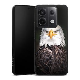 DeinDesign Xiaomi Redmi Note 13 Pro 5G Handy Silikon H&uuml;lle Case schwarz Handyh&uuml;lle Animals Eagle Bird