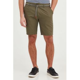 Leinenhose Blend "BHMennok", Herren, Gr. 3XL, US-Gr&ouml;&szlig;en, dusty olive, 55% Leinen, 45% Baumwolle, unifarben, regular fit lang, Hosen, Leinen Shorts mit Stoff G&uuml;rtel