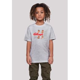T-Shirt F4NT4STIC "Kellogg's Corn Flakes Cereal Box Children Retro", M&auml;dchen, Gr. 134/140, erdgrau, Obermaterial: 100% Baumwolle, regular fit, Rundhals, ohne B&uuml;ndchen, Shirts T-Shirt, Premium Qualit&auml;t