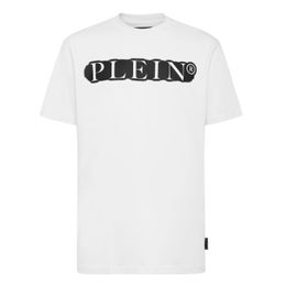 T-Shirt Philipp Plein "T-Shirt", Damen, Gr. 4XL, 01, wei&szlig;, Obermaterial: 100% Baumwolle, Shirts T-Shirt