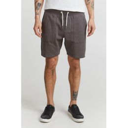 Sweatshorts Blend "BHMulker", Herren, Gr. L, US-Gr&ouml;&szlig;en, pewter mix, Sweatware, 70% Baumwolle, 30% Polyester, unifarben, regular fit kurz, Hosen Sweatshorts, Kurze Hose mit Kontrastkordeln