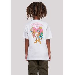 T-Shirt F4NT4STIC "Kellogg's Cereal Breakfast Club Tony the Tiger", Mädchen, Gr. 122/128, weiß, Obermaterial: 100% Baumwolle, regular fit, Rundhals, ohne Bündchen, Shirts, Premium Qualität