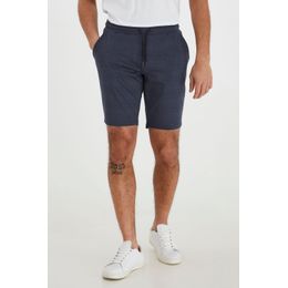 Sweatshorts Blend "BHArgus", Herren, Gr. L, US-Größen, blau (marineblaus), 60% Polyester, 38% Viskose, 2% Elasthan, kariert, regular fit kurz, Hosen Sweatshorts, Stoff Shorts mit elastischem Bund und Karo-Muster