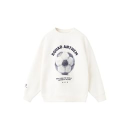 Mango Kids Sweatshirt Jungen Gr&ouml;&szlig;e 116 schwarz / offwhite