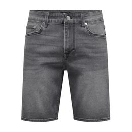 Only & Sons Only & Sons Shorts 'WEFT' Herren Größe 34 grey denim