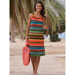 Ascafa Damen Sommerkleid, camel-jade-bedruckt, Gr&ouml;&szlig;e 36/38