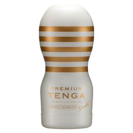 Tenga Masturbator &bdquo;Premium Original Vacuum Cup&rdquo; mit Saugeffekt, intensive Massagestruktur