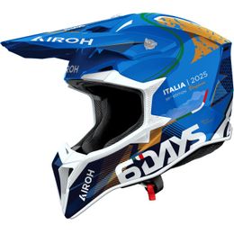 Airoh Wraaap Six Days Italy 2025, Motocrosshelm