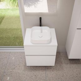 evineo ineo5 evo Unterschrank B: 60 cm mit 2 Ausz&uuml;gen, ineo7 Waschtisch B: 37,5 cm wei&szlig;,, BE0956WM+BE0962WM+BE0940WH,