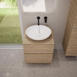 evineo ineo5 evo Unterschrank B: 60 cm mit 2 Ausz&uuml;gen, ineo6 Waschtisch B: 52 cm wei&szlig;,, BE0956OA+BE0962OA+BE0932WH,