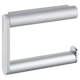 KEUCO PLAN Toilettenpapierhalter, offene Form, schwenkbar, rechts, 14962170000, Farbe: Aluminium silber-eloxiert/verchromt