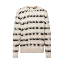 Cleptomanicx Pullover 'Trio' Herren Gr&ouml;&szlig;e M beige / cappuccino / anthrazit