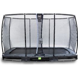 EXIT Elegant Ground Premium 214x366 (7x12ft) + Sicherheitsnetz Deluxe RECHTECKIG schwarz