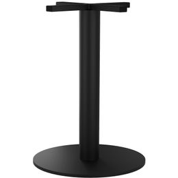 CLP Tischgestell Metall schwarz, Tischbeine Marudi aus Stahl pulverbeschichtet outdoor, robustes Tischuntergestell f&uuml;r drinnen und drau&szlig;en