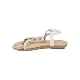 Cloud5ive Sandals 'Wiliam' Damen Gr&ouml;&szlig;e 41 hellblau / hellbraun / pink / wei&szlig;