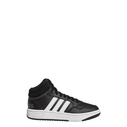 adidas Sportswear Sneaker 'Hoops Mid' Jungen Gr&ouml;&szlig;e 36 schwarz / wei&szlig;