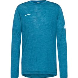 Mammut Tree Wool Funktionsshirt Herren - Gr&ouml;&szlig;e L - blau