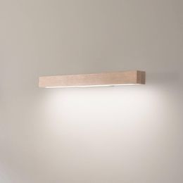 TK Lighting LED-Holzwandleuchte Teo, kiefer, 46 cm, 3000 K