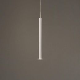 ARGON LED-Hängeleuchte Rulo, beige, Stahl, Ø 3,2 cm