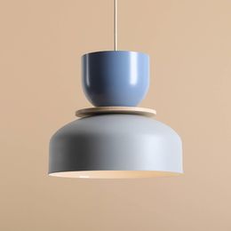 Aldex H&auml;ngeleuchte Uto, grau/blau, &Oslash; 30 cm, Metall