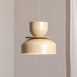 Aldex H&auml;ngelampe Uto, creme/Kabel creme, &Oslash; 30 cm, Metall