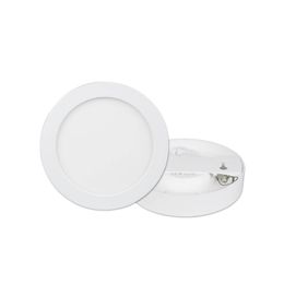 Prios LED-Deckenleuchte Edwina, wei&szlig;, 23 cm, 10er-Set