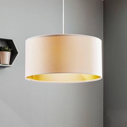 Maco Design Pendelleuchte Salina, wei&szlig;/gold &Oslash; 50cm