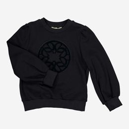 ELIE SAAB Schwarzes Sweatshirt mit Logo
