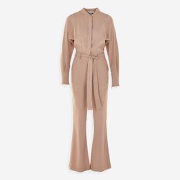 Reiss Beigefarbener Jumpsuit