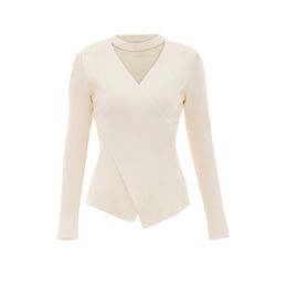 NAEMI Pullover Damen Gr&ouml;&szlig;e XS/S wollwei&szlig;